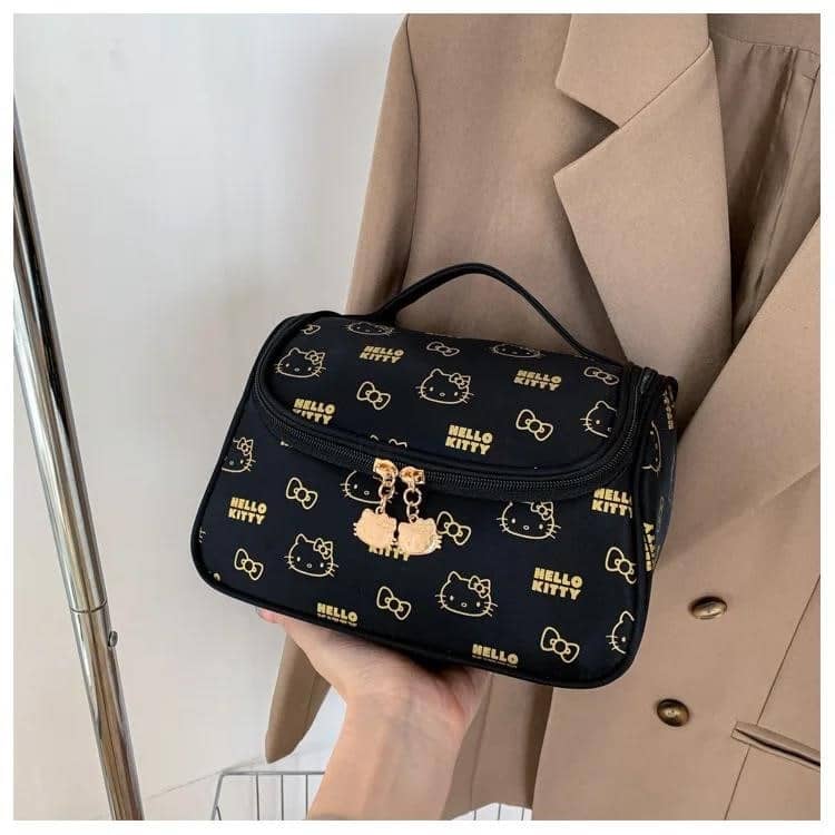 Büyüleyici Hello Kitty Makyaj Çantası - Koreli Sanrio Kozmetik Çantası ...