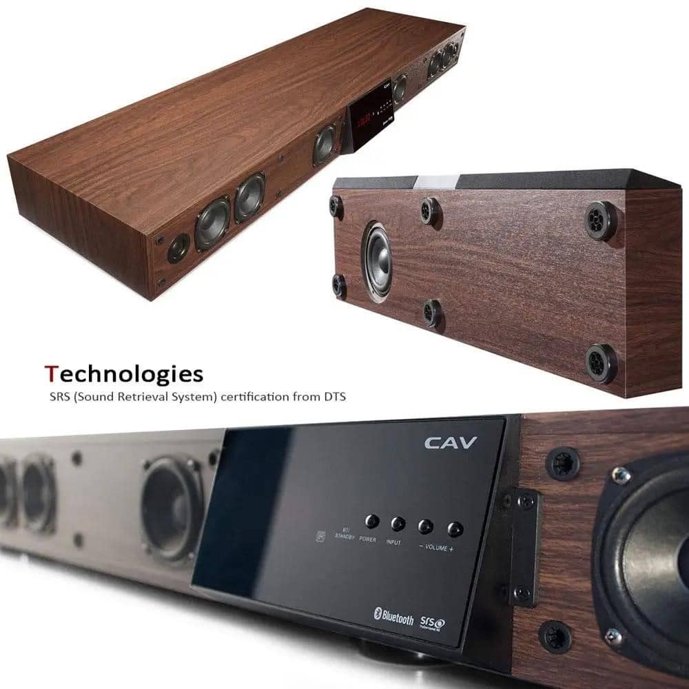 CAV TM1200A Kablosuz Bluetooth Surround Soundbar, Subwoofer ve DTS ...